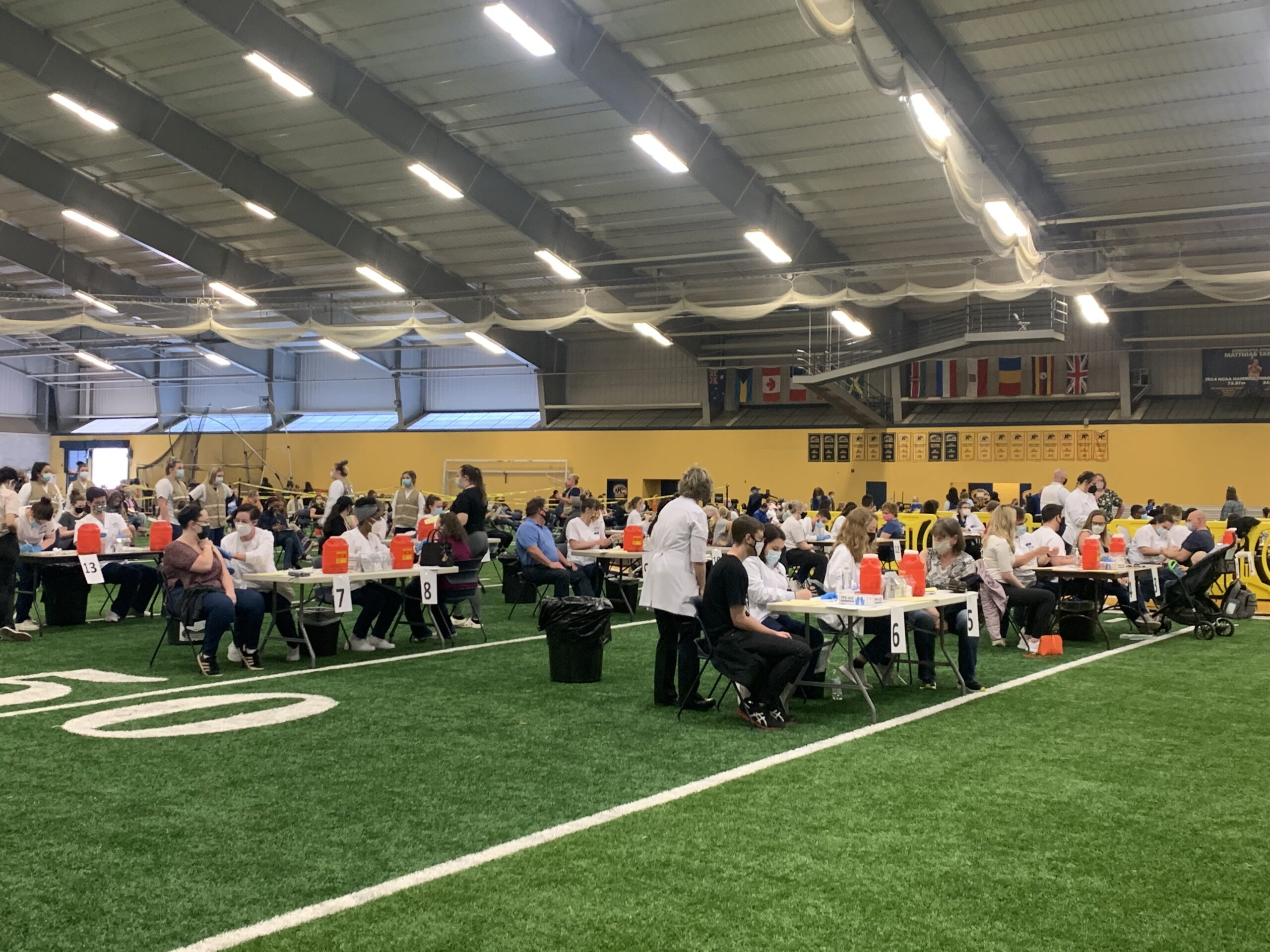 The Kent State community can now go to the the Kent State Field House to get their COVID-19 ...